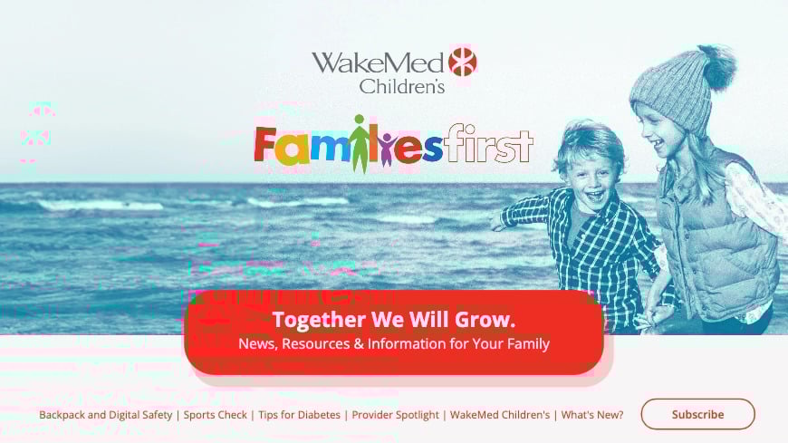 [archive] WakeMed Families First Landing Page, August